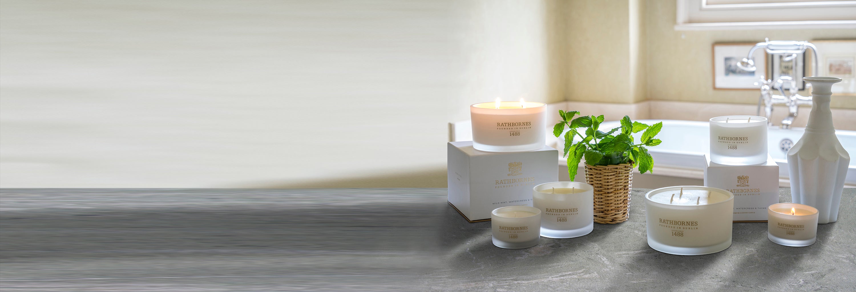 Fresh Scented Candles | Luxurious Freshly Scented Candles | Rathbornes 1488