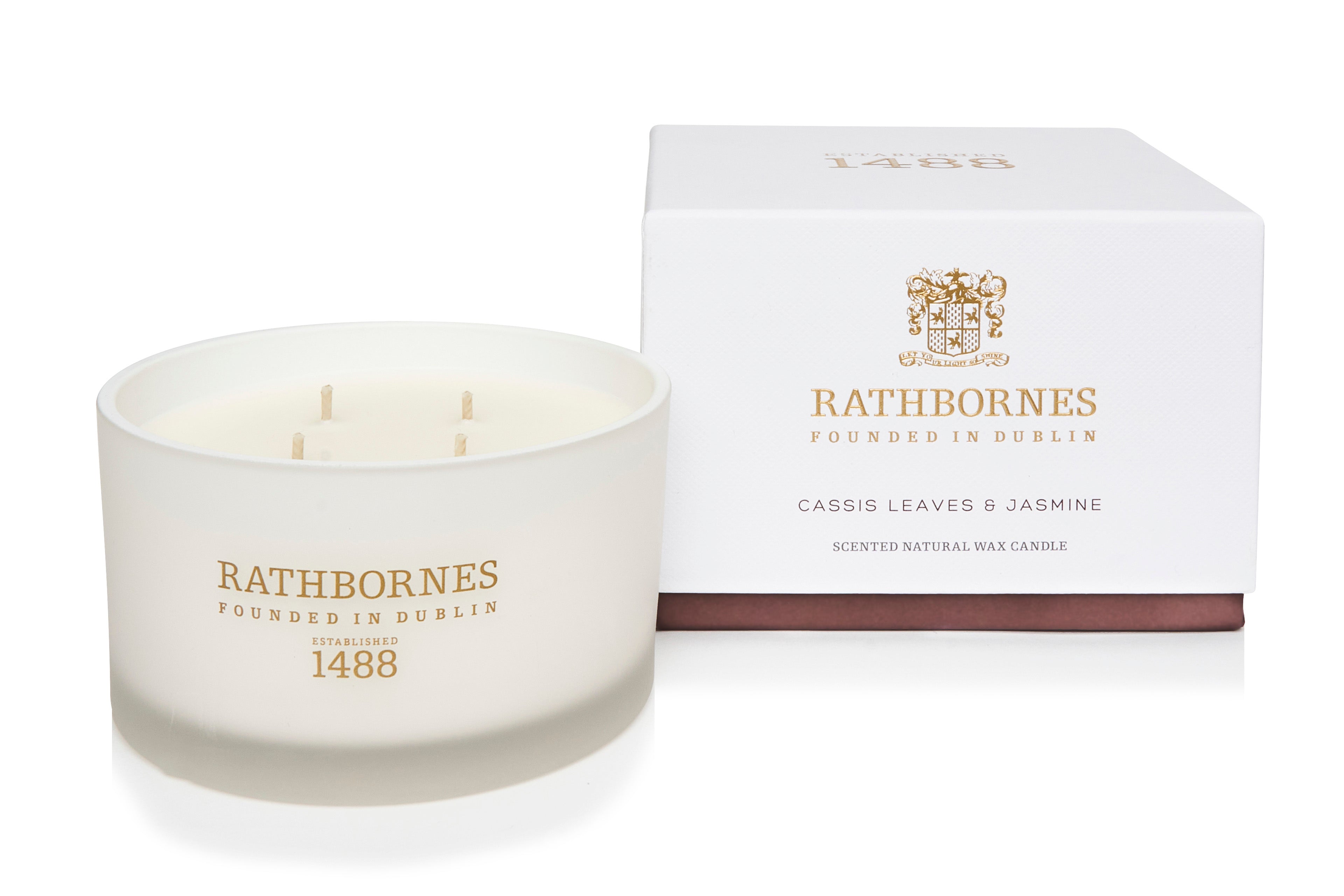 Cassis Leaves And Jasmine Scented Candle – Rathbornes