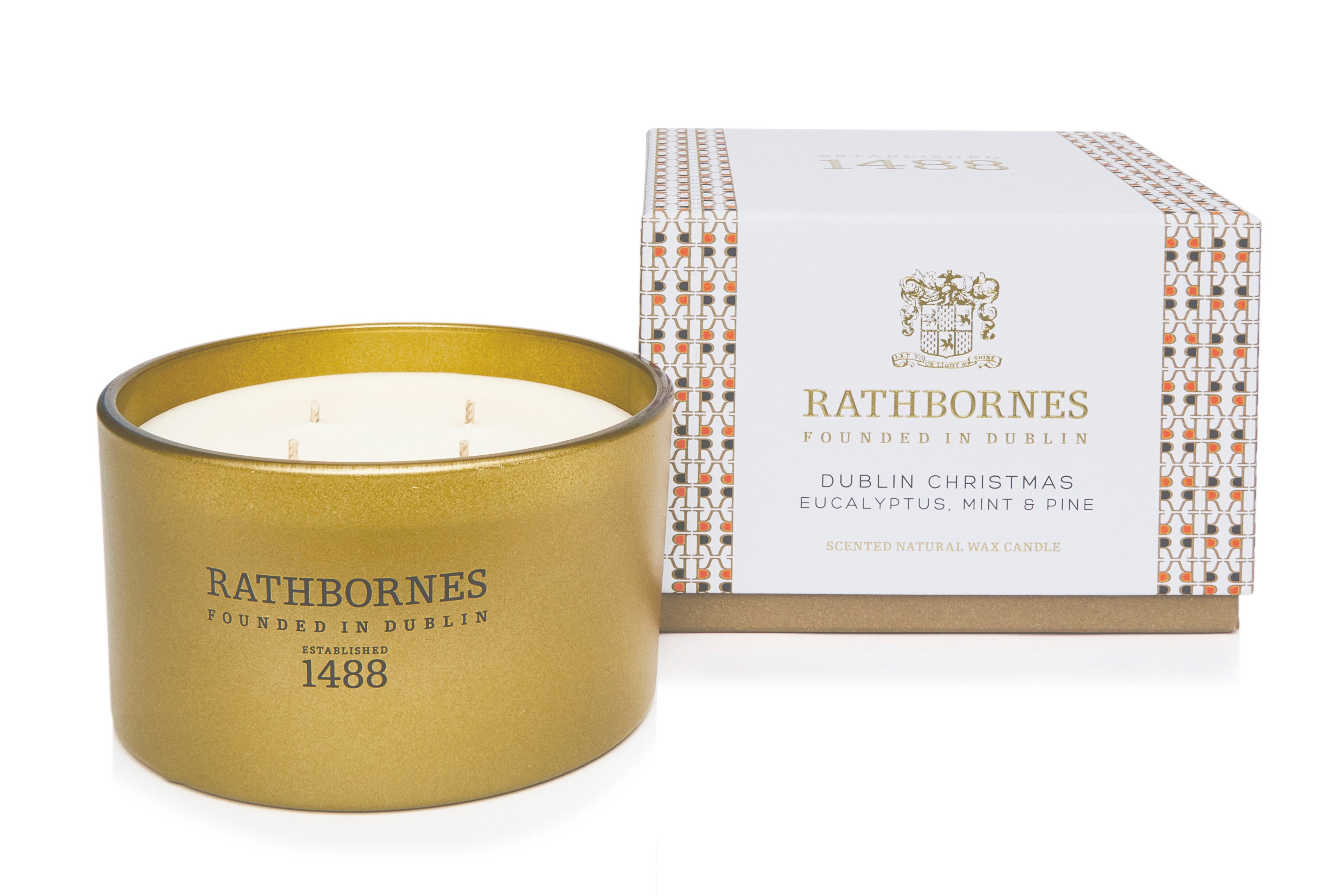 Dublin Christmas Scented Luxury Candle – Rathbornes